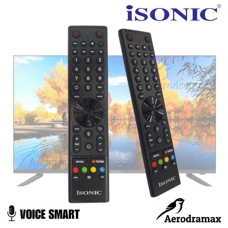 Isonic Voice smart Tv Remote control (Original) | Shopee Malaysia