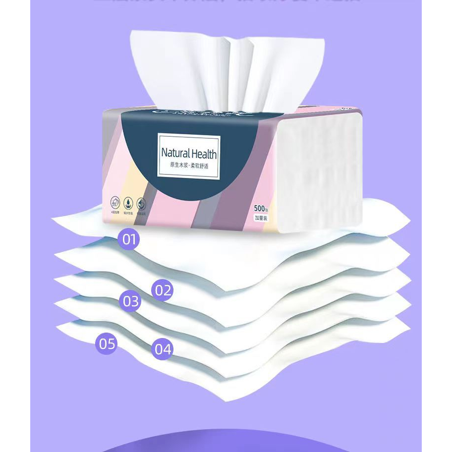 5 Ply Premium Facial Tissue Soft Comfortable Tissue Facial Tissue Soft ...