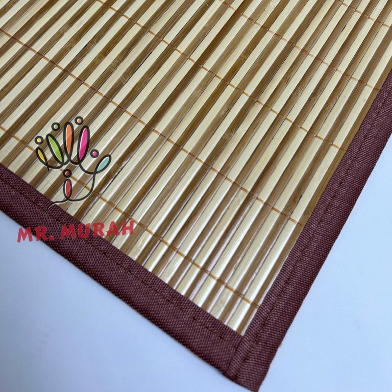 Tikar Buluh - 11mm | 5mm Bamboo 1+1 | Floor Mat | Bamboo Mat | Rattan ...