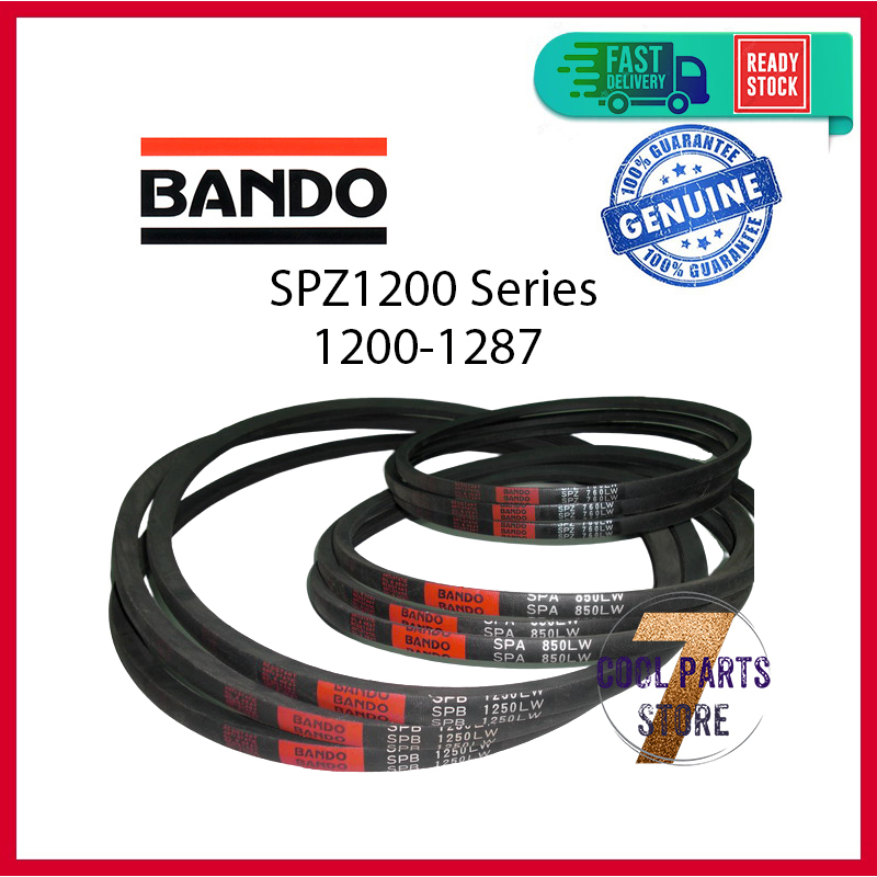 BANDO SPZ1200 SPZ1212 SPZ1215 SPZ1220 SPZ1222 SPZ1232 SPZ1237 SPZ1250 SPZ1262 SPZ1265 SPZ1270 ...