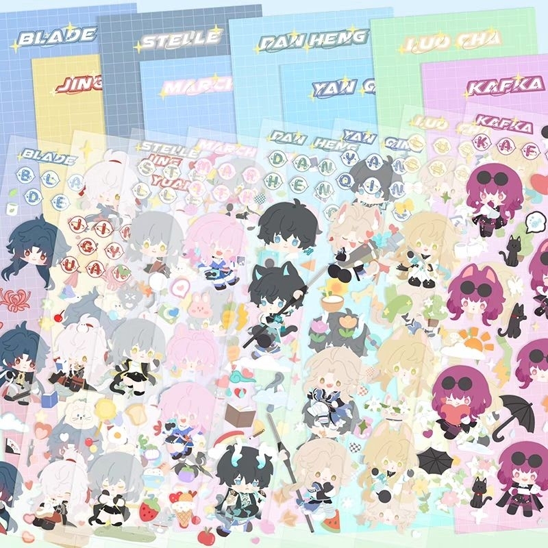 3pcs RM57 YGFF Honkai star rail sticker kafka blade jing yuan stelle ...