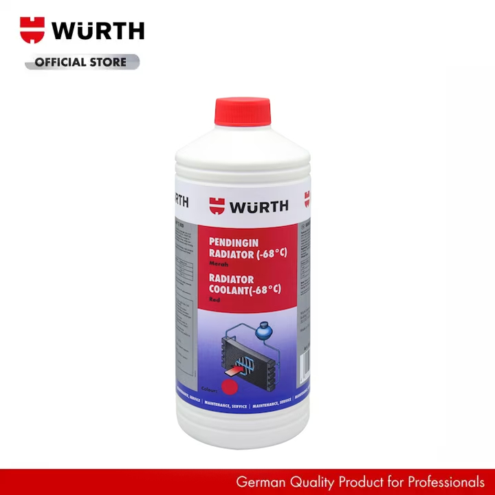 Wurth Radiator Coolant Organic Antifreeze 1L | Shopee Malaysia