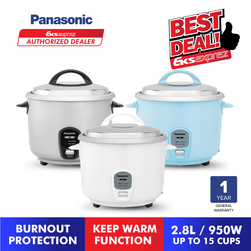 Panasonic SR-E28 2.8L Conventional Rice Cooker SR-E28W / SR-E28L / SR ...