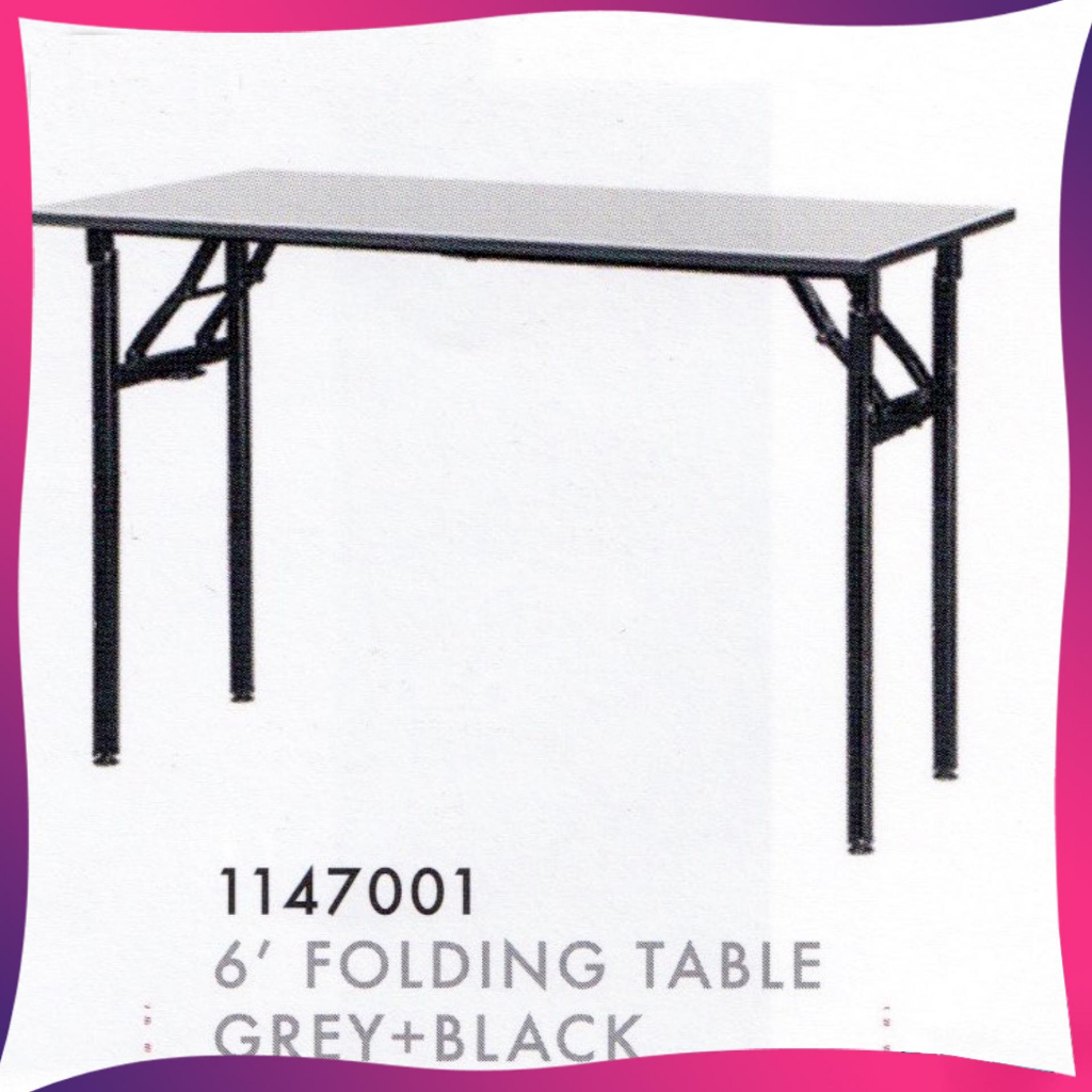 4 Feet Foldable Banquet Table With Thick Table Top Writing Desk Office ...