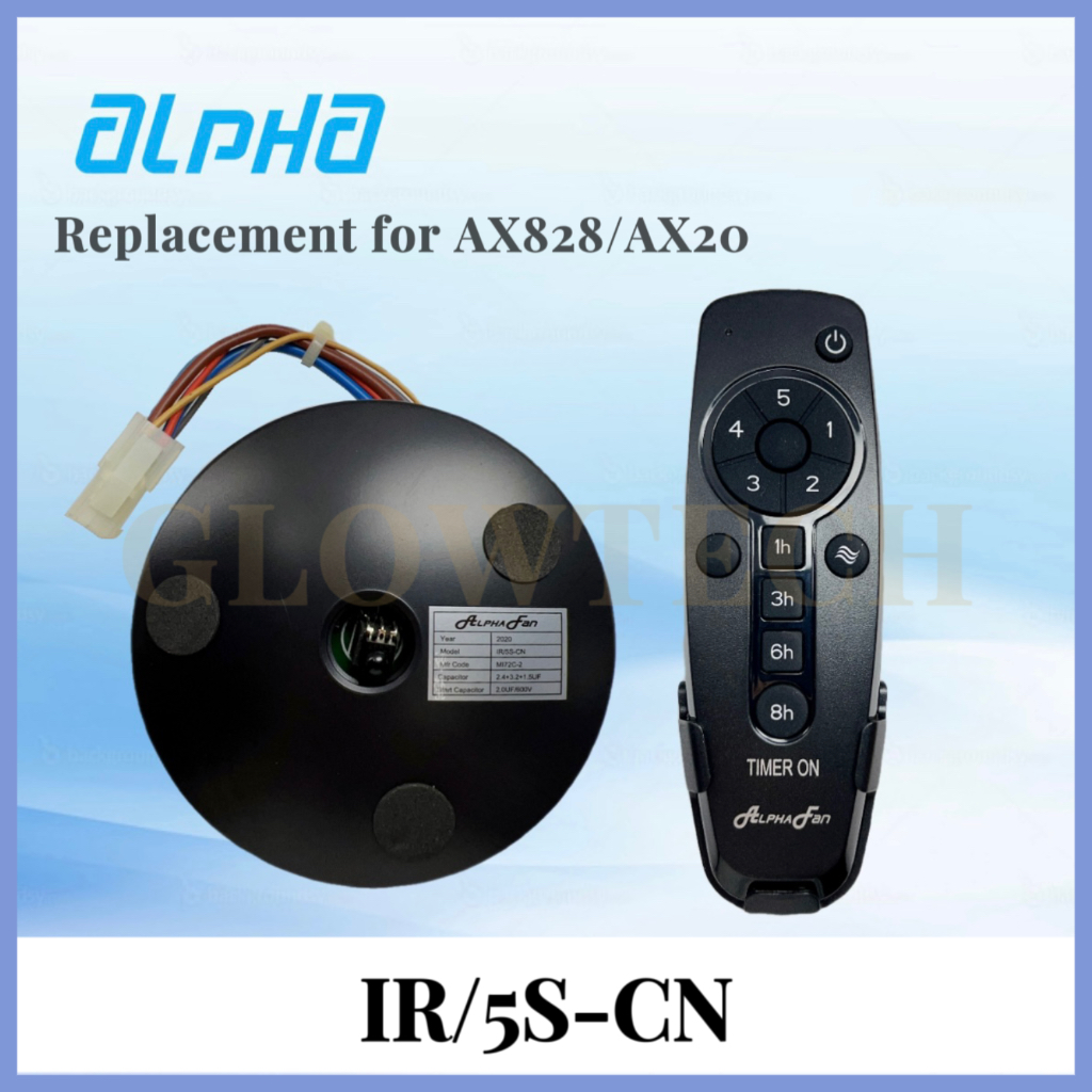 [ORIGINAL] ALPHA Ceiling Fan PCB/REMOTE CONTROL IR/5S-CN Replacement ...
