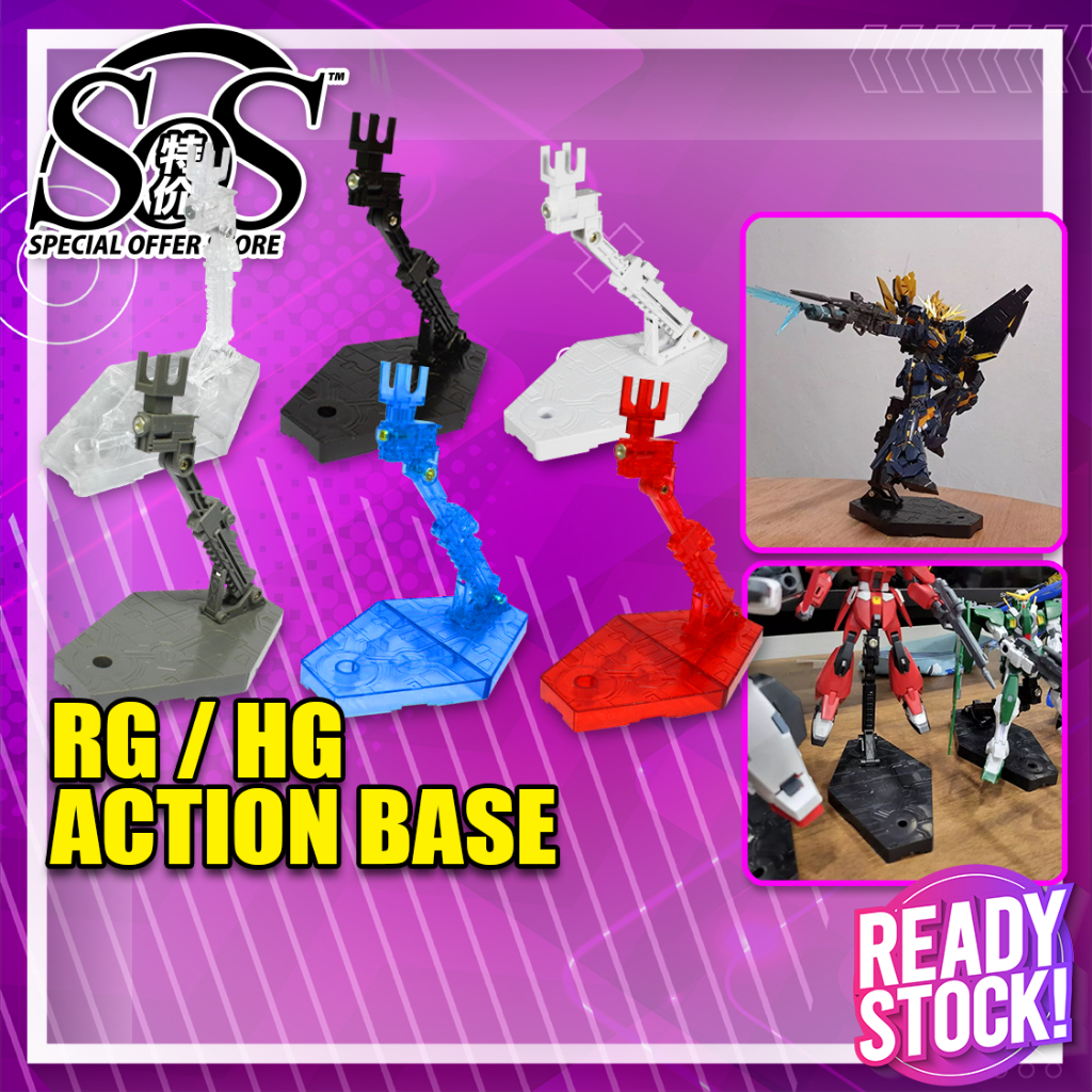 RG/HG Display Stand Base 1/144 Gundam Action Base Gunpla Display Stand ...