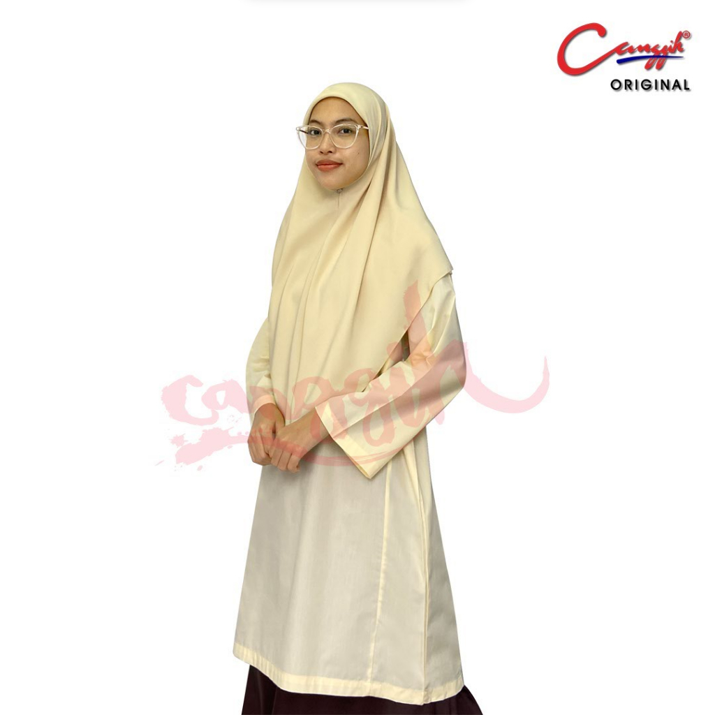 Canggih Baju Kurung Sekolah MRSM - Light Brown - CG-CP 009 LBR | Shopee Malaysia