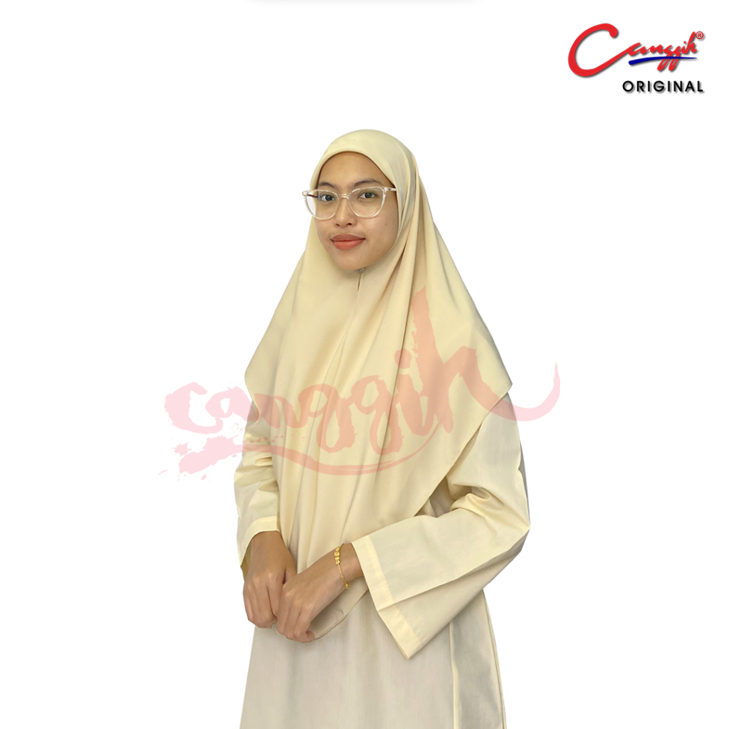 Canggih Tudung MRSM Sekolah - Beige - CG-KT 2002 BG | Shopee Malaysia