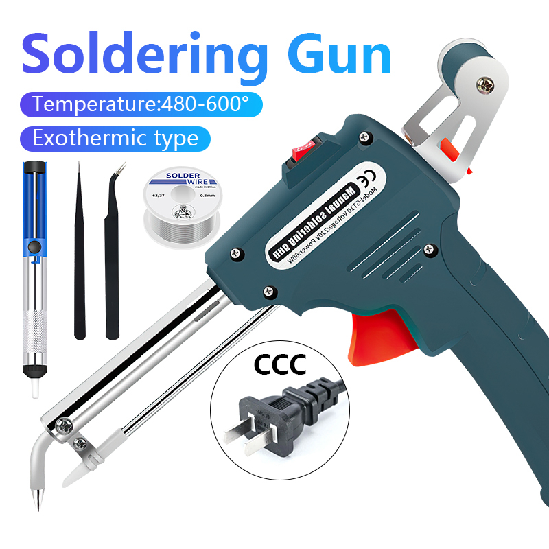 Auto Welding Automatic Feed Soldering Electric Iron Gunc Electric Temperature Tool Adjustable ...