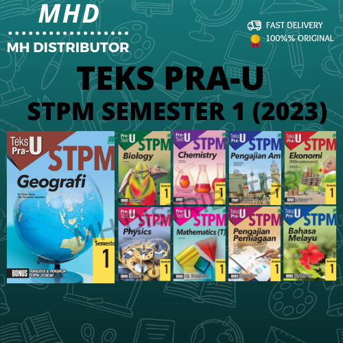[MHD] STPM: Teks Pra U STPM Semester 1 (Sasbadi) Buku Rujukan Penggal 1 (2023) | Shopee Malaysia