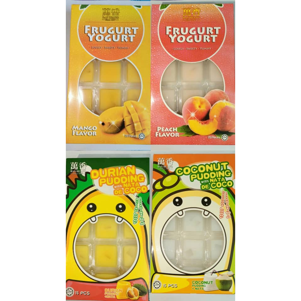 [CLEARANCE] BAN HEANG HALAL YOGURT FRUGURT PUDDING/PUDDING WITH NATA DE ...