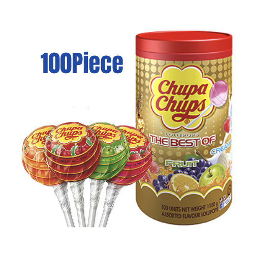 Chupa Chups The Best Of Lollipop 100 Sticks (1 Bottle) - READY STOCKS ...