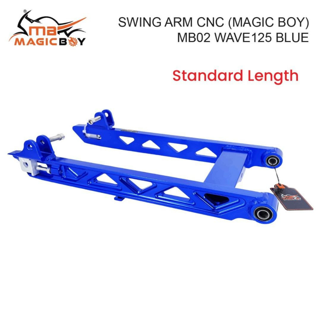 SWING ARM CNC MAGIC BOY MB02 HONDA WAVE125 BLUE GOLD | Shopee Malaysia