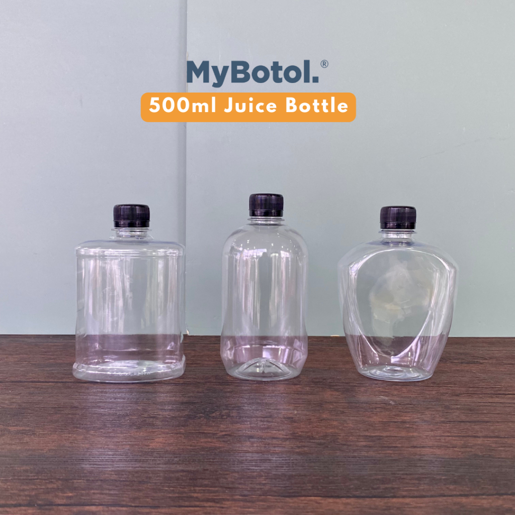 [mybotol] BOTOL PLASTIK KOSONG 500ML | BOTOL KOPI | BOTOL JUS | Shopee ...