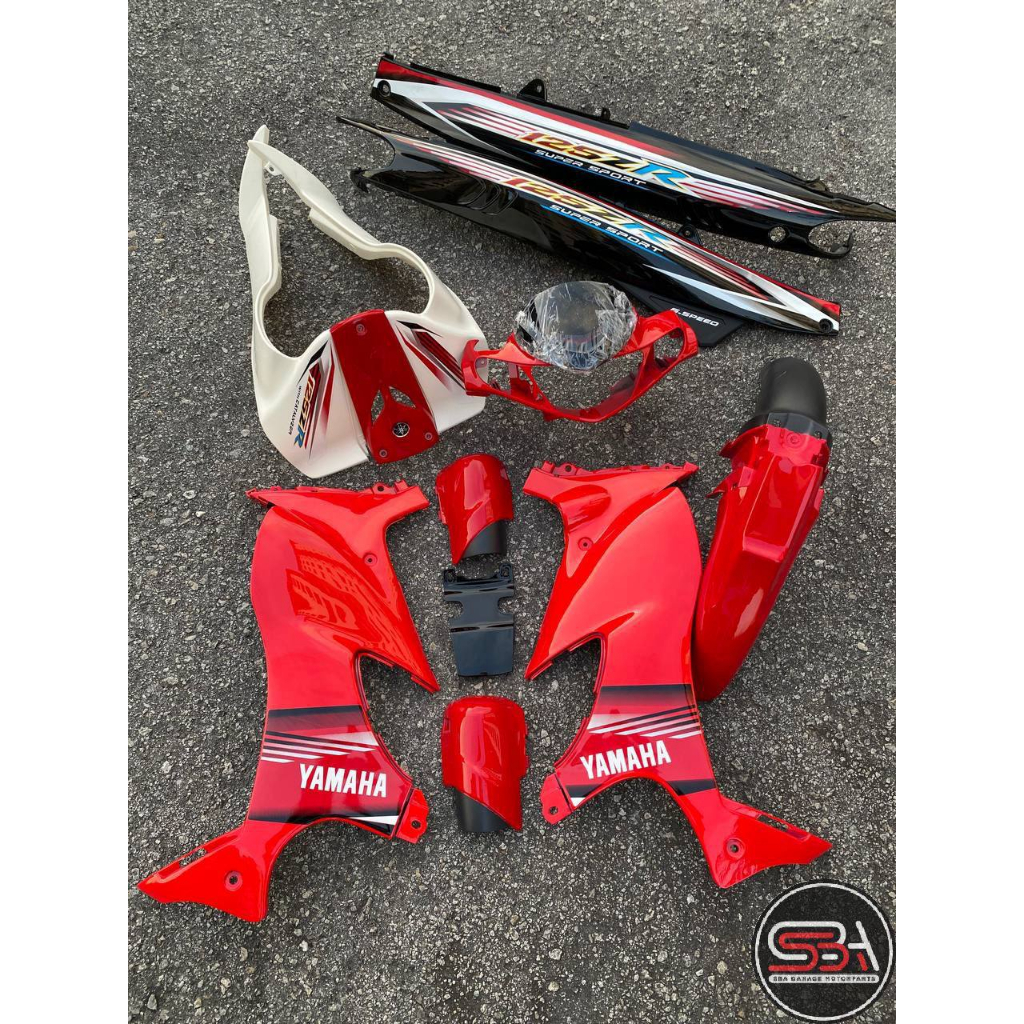 COVERSET ORIGINAL HONG LEONG YAMAHA (HLY) 125 125Z 125ZR MERAH ROBOT ...