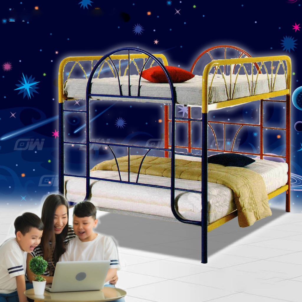 Double Size Double Decker Metal Bunk Bed / Double Decker Bed / Queen ...