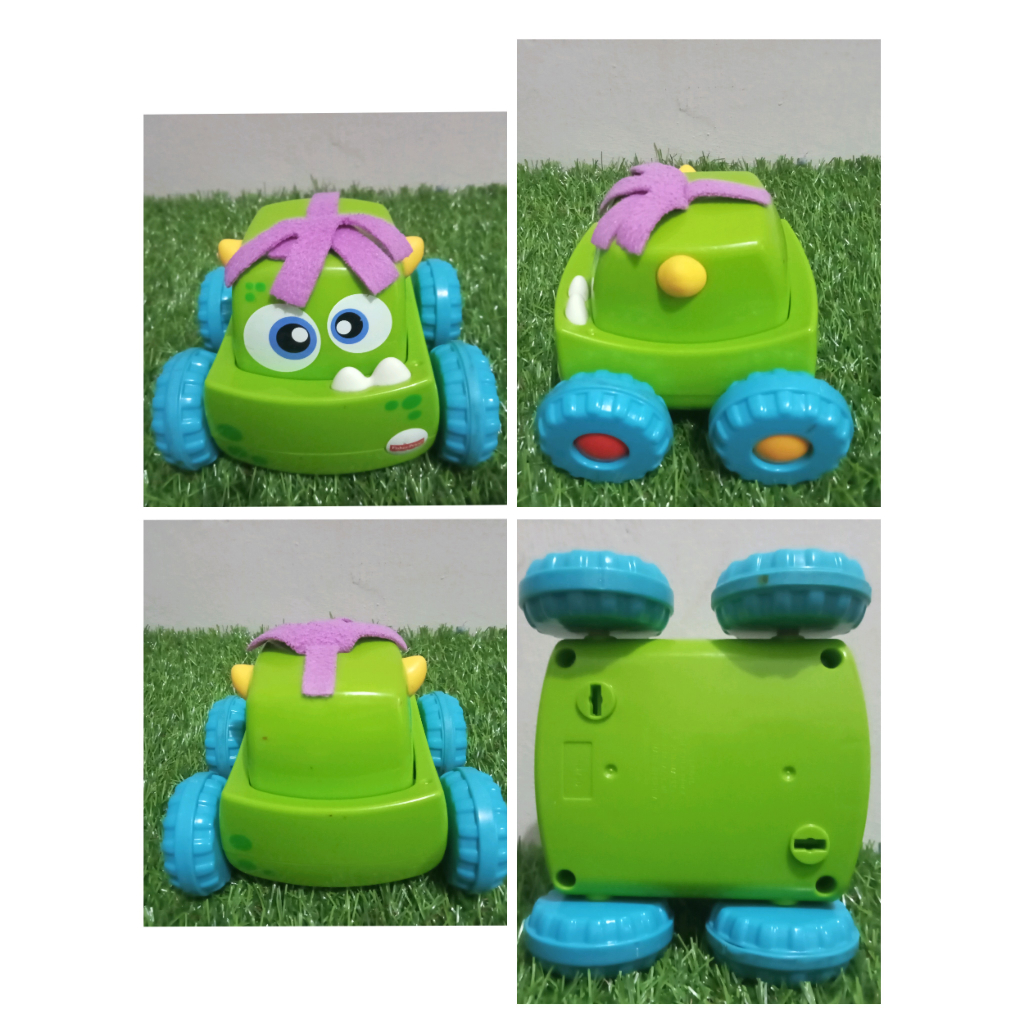 Original FISHER PRICE MATTEL Press N Go Monster Truck | Shopee Malaysia