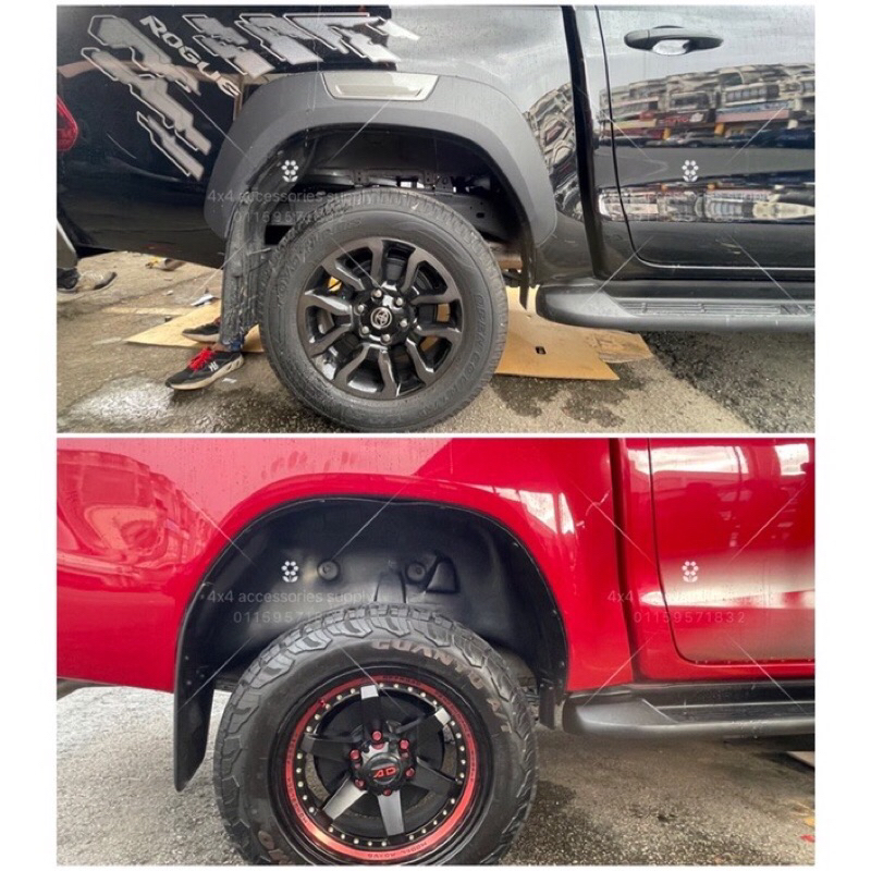 Tyer Inner Wheel Cover Hilux Revo Rocco Rogue Vigo Dmax Triton Navara ...