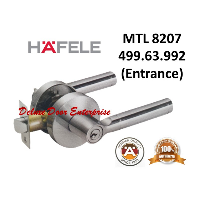 Hafele Tubular Lever MTL8207 499.63.992 / Lever Handle / Door Lock ...