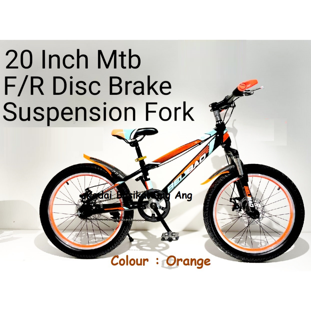ASOGO Basikal size 20" Disc Brake , tayar lebih lebar sesuai untuk ...