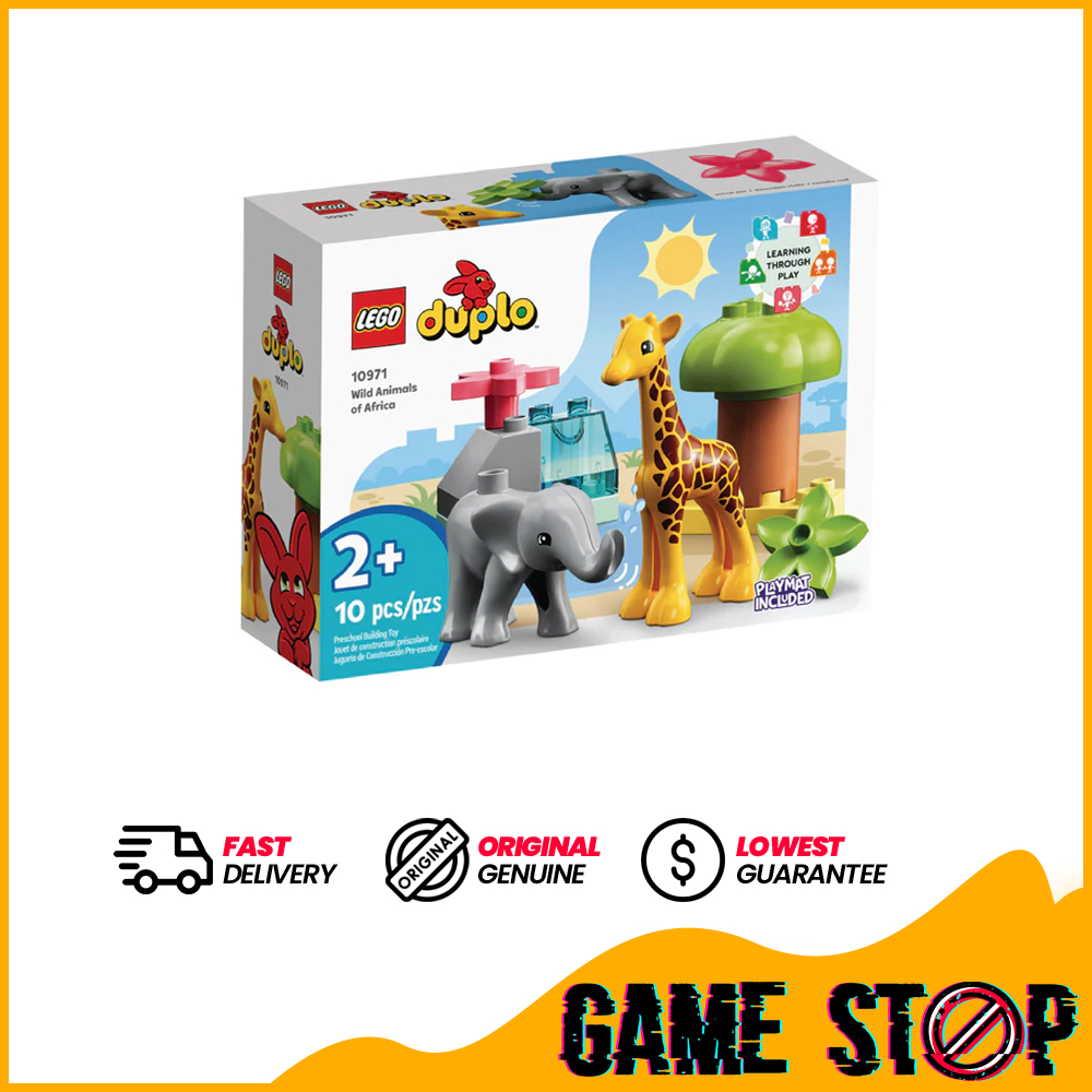 LEGO DUPLO Wild Animals of Africa 10971, Animal Toys for Toddlers ...