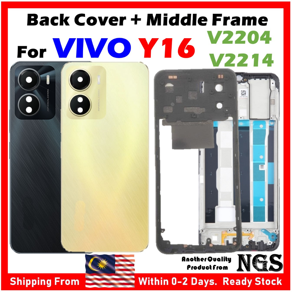 (+FRAME) Full Housing Back Housing Back Cover with Volume Buttons ...