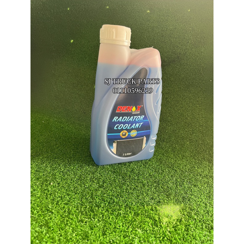 DENOX RADIATOR COOLANT (BLUE) 1LITER CAN USE CAR LORRY FORKLIFT TRACTOR ...