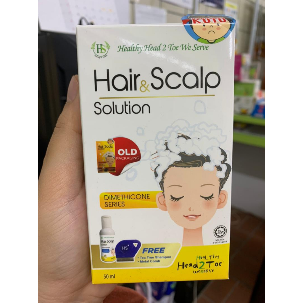 Exp 1 26 Hs Hair And Scalp Solution 50ml Shopee Malaysia
