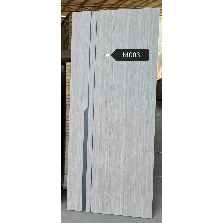 Pintu Kayu Melamine Door Semi-Solid Honeycomb Bedroom Door Modern Design Pintu Rumah Bilik ...