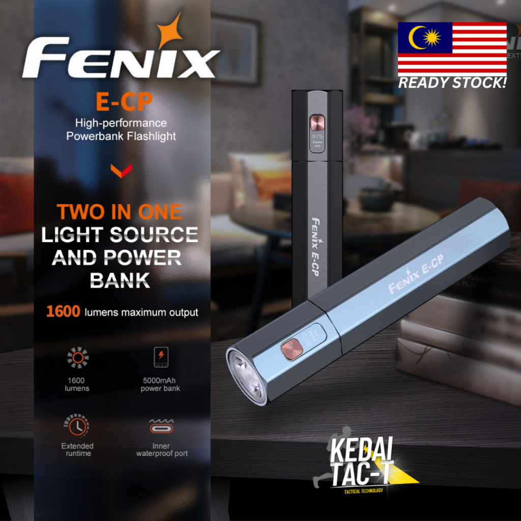 FENIX E-CP - Luminus SST40 LED 1600L Power Bank Flashlight - ORIGINAL ...