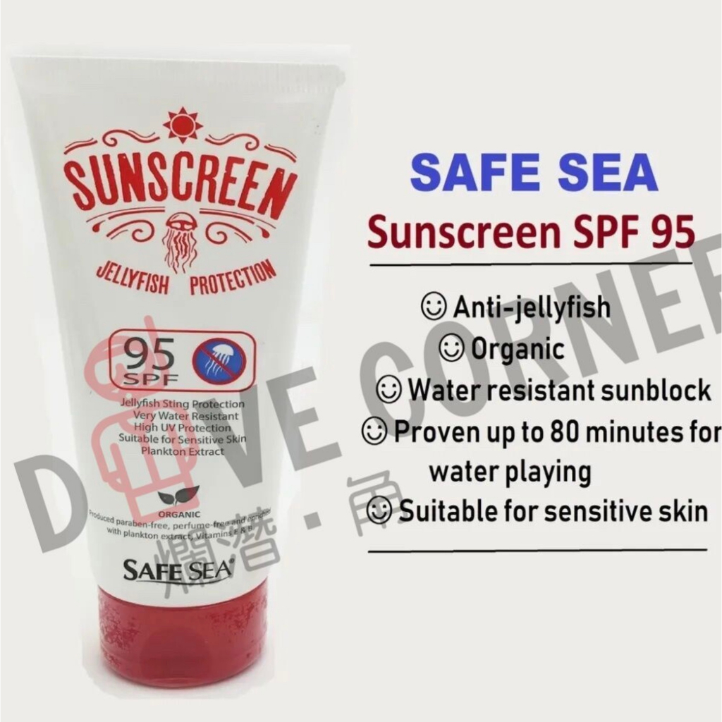 Safe Sea Sunscreen Sun Block Reef Friendly with Anti Jellyfish ...