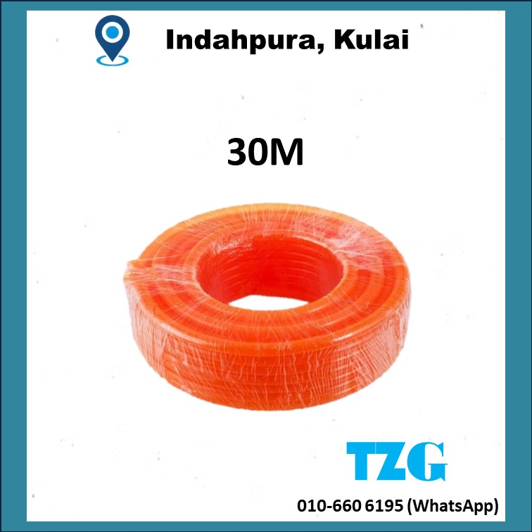 Karyon 30M Water Pipe Orange Garden Hose PVC Hos Getah Oren 30 Meter ...
