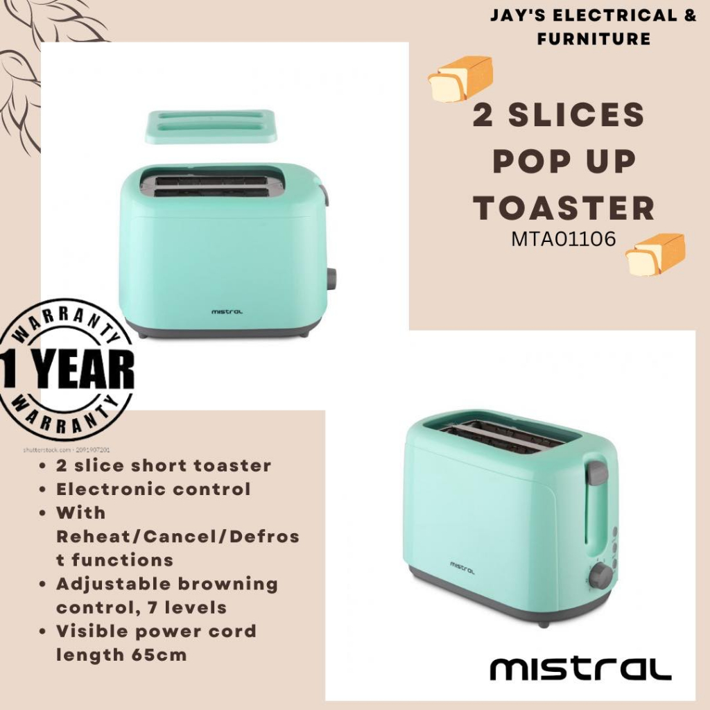 MISTRAL BREAD TOASTER MTA01106 | Shopee Malaysia