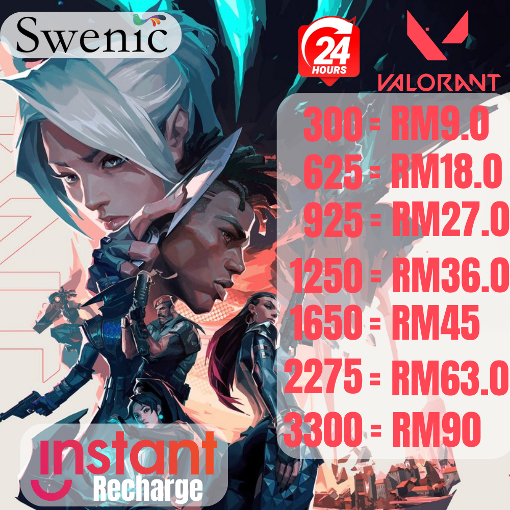 VALORANT TOPUP Cheapest Cheap VALORANT Credit (INSTANT） | Shopee Malaysia