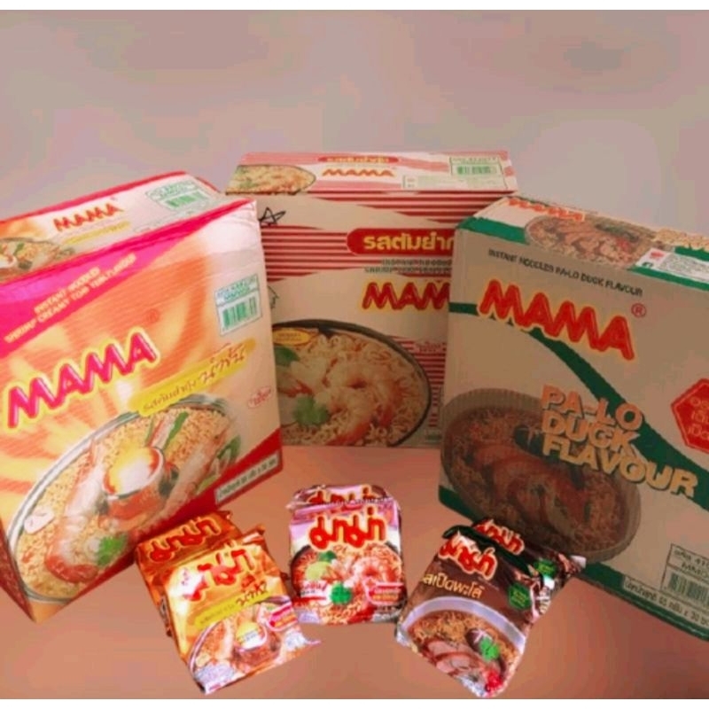 MAMA Mee Siam Thai Instant Noodle TOMYAM / Mee MAMA Shrimp Creamye ...
