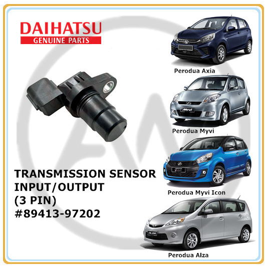 Perodua Myvi Alza Axia Kembara DVVT Toyota Avanza Rush Auto Transmission Input Output Speed ...