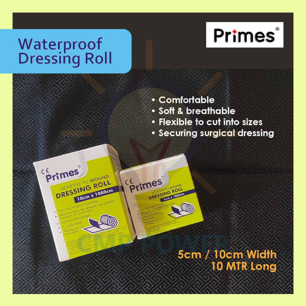 Waterproof Dressing Roll PU Transparent Primes 10cm 5cm 10MTR | Shopee ...