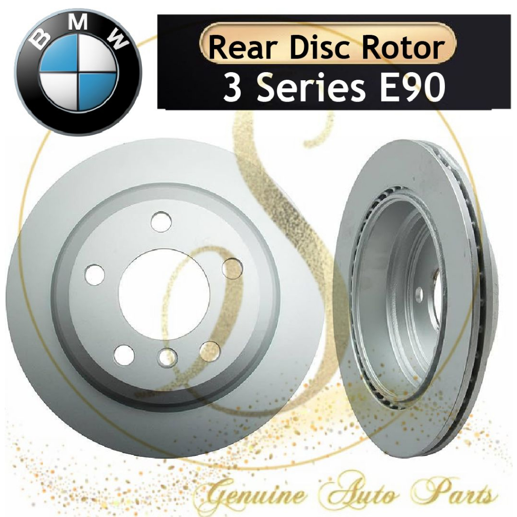 (100% ORIGINAL) BMW 3 SERIES E90 REAR DISC ROTOR BRAKE DISC RR 34 21 6 ...