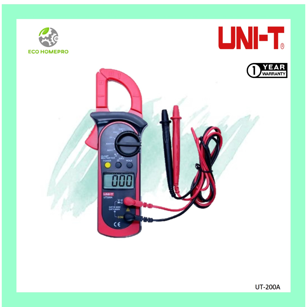 UNI-T Digital Clamp Meter UT-200A | Shopee Malaysia