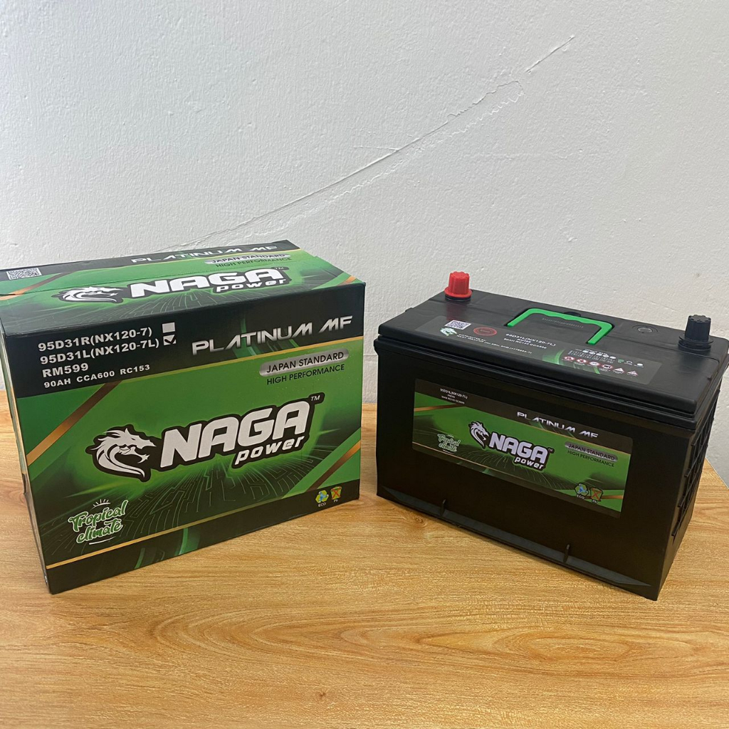 Naga Battery NX120-7L (Platinum) | Shopee Malaysia