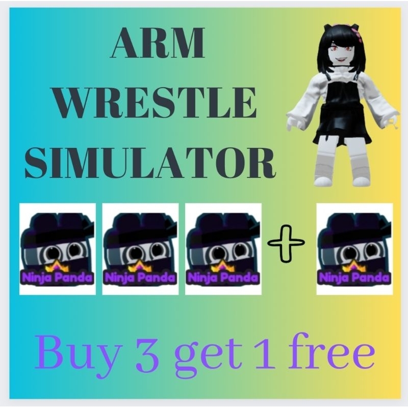 Huge Ninja from Arm Wrestle Simulator Game | Shopee Malaysia