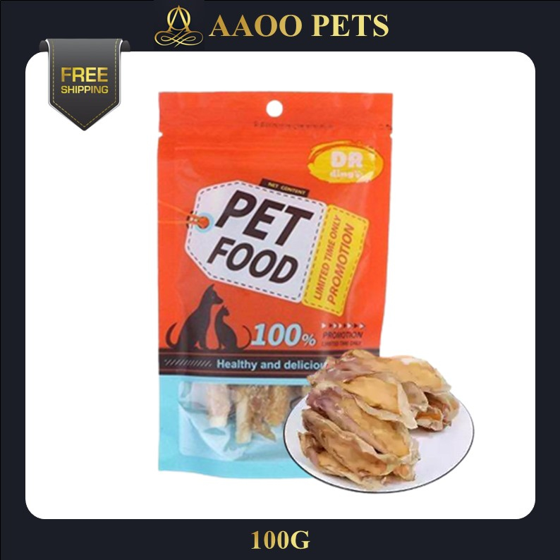 Pet Food Rabbit Ear 100G - Pet Treat / Cat Treat / Dog Treat / Pet ...