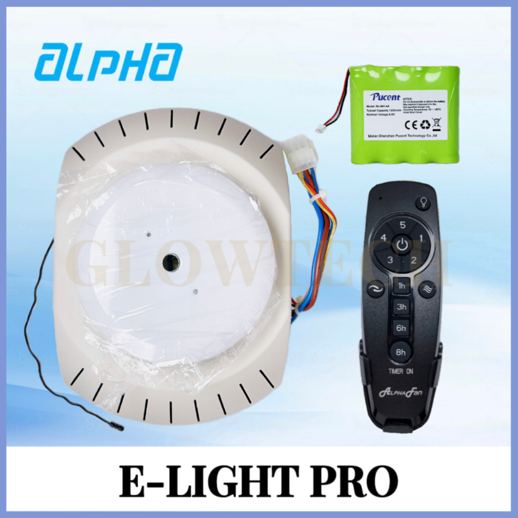 [ORIGINAL] ALPHA Ceiling Fan E-LIGHT PRO 5 Speeds PCB/REMOTE CONTROL ...