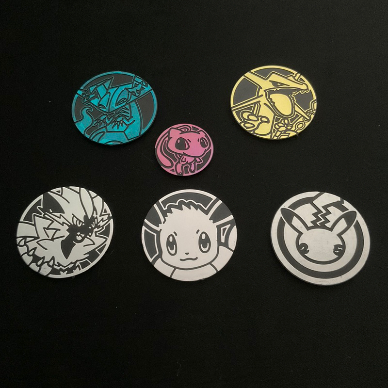 Pokemon Trading Card Game TCG: Pokemon Coins (Zeraora, Mew, Pikachu ...
