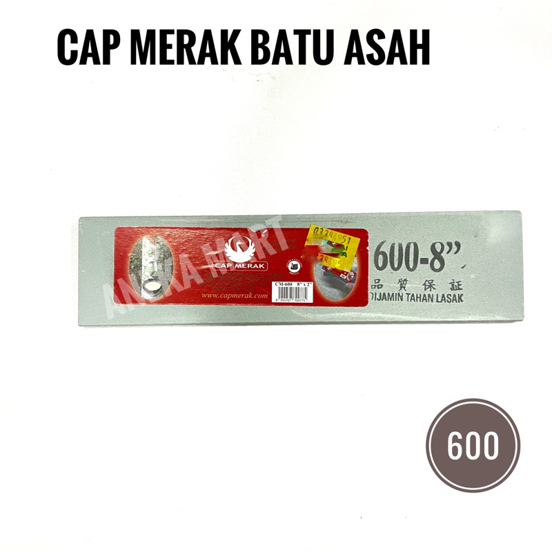 Cap Merak Batu Asah Pisau/ Sharpening Stone Knife/ Knife Sharpener 【600 ...
