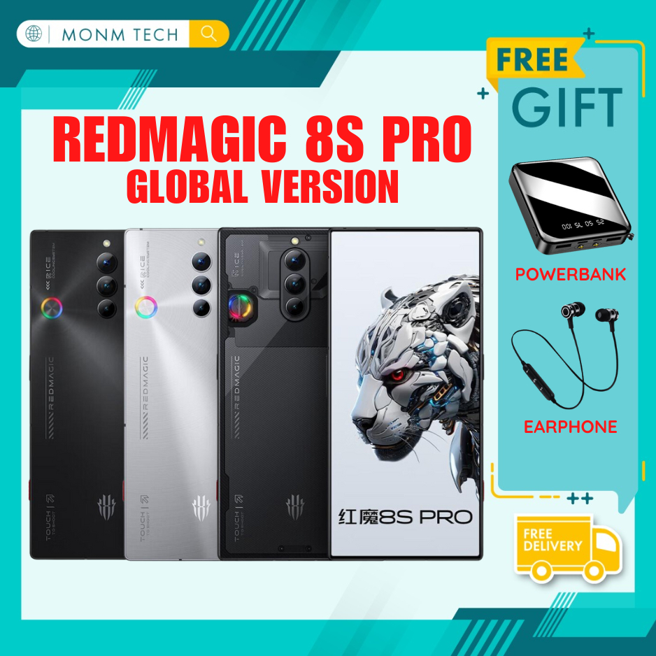 【GLOBAL Version】NUBIA Redmagic 8s Pro 5G 6.8'' 120Hz AMOLED Latest ...