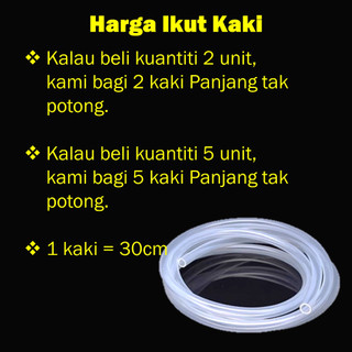 Food Grade Tiub Silikon | Silicone Rubber Tube | Transparent Tube ...