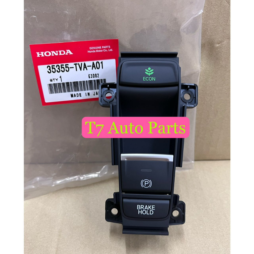 OEM HONDA ACCORD 2020-2022 CV TVA AUTO HAND BRAKE HANDBRAKE SWITCH GEAR ...