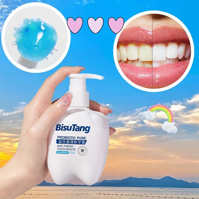 BisuTang Probiotic Teeth Whitening toothpaste Remove tartar Anti decay ...