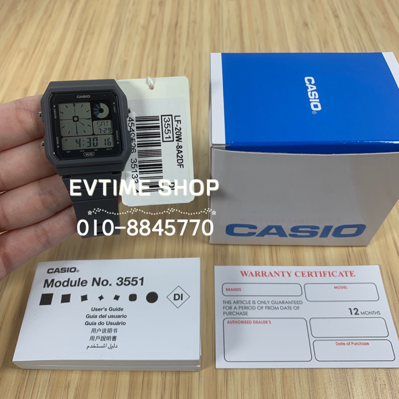 100% ORIGINAL CASIO RETRO VINTAGE SERIES DIGITAL LF-20W-1A / LF-20W-3A / LF-20W-5A / LF-20W-8A ...